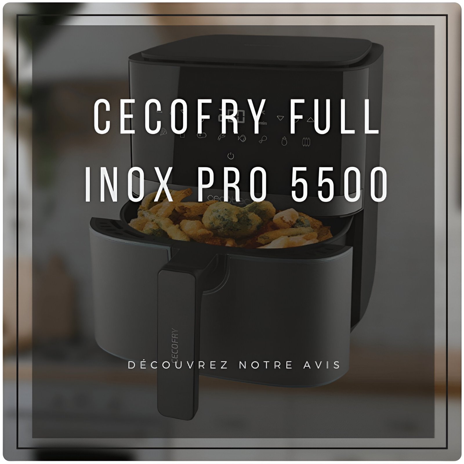 Avis Cecofry Full Inox Pro 5500 - Airfryer-france